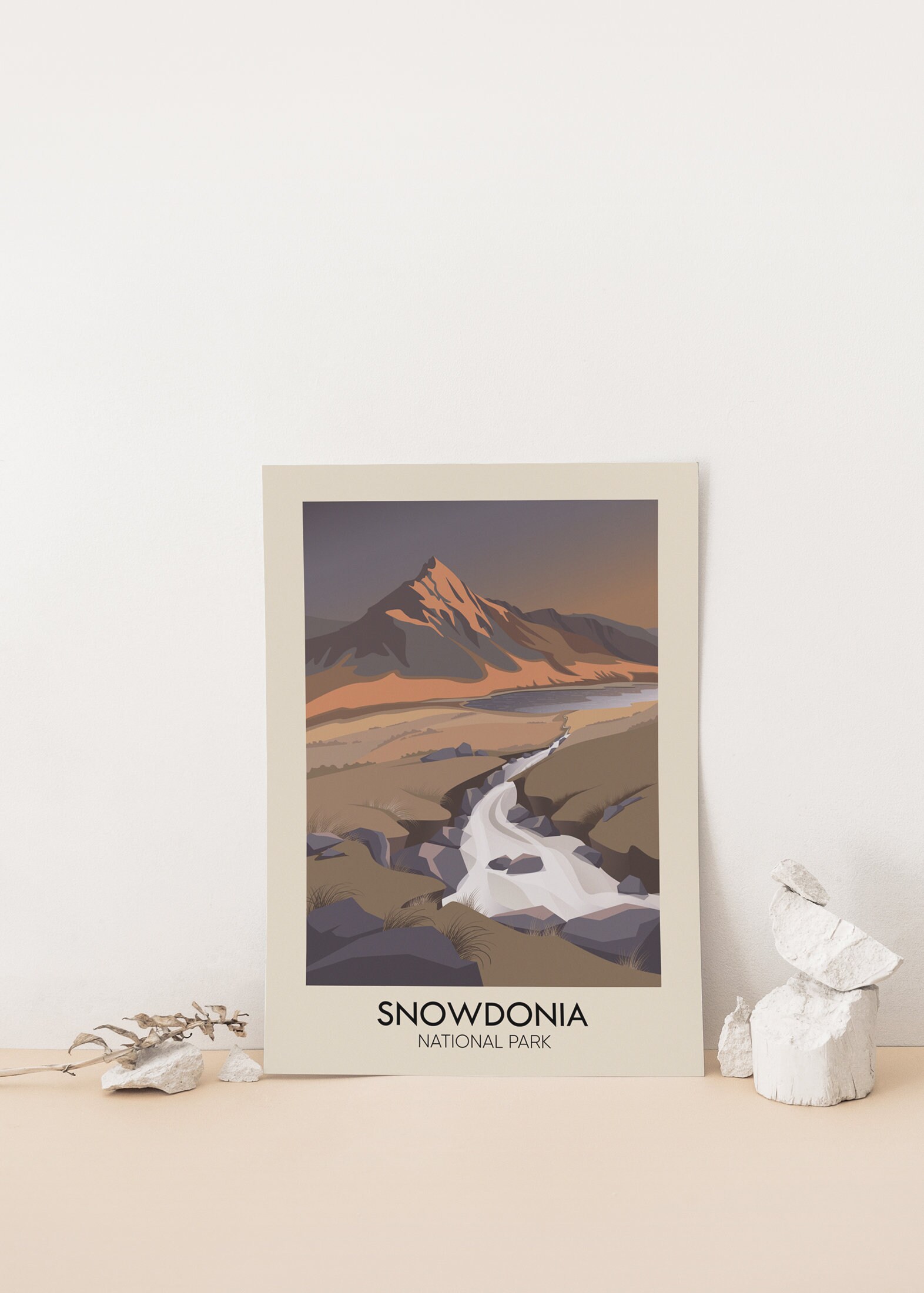Snowdonia National Park Poster Wales Travel Print Tryfan - Etsy UK