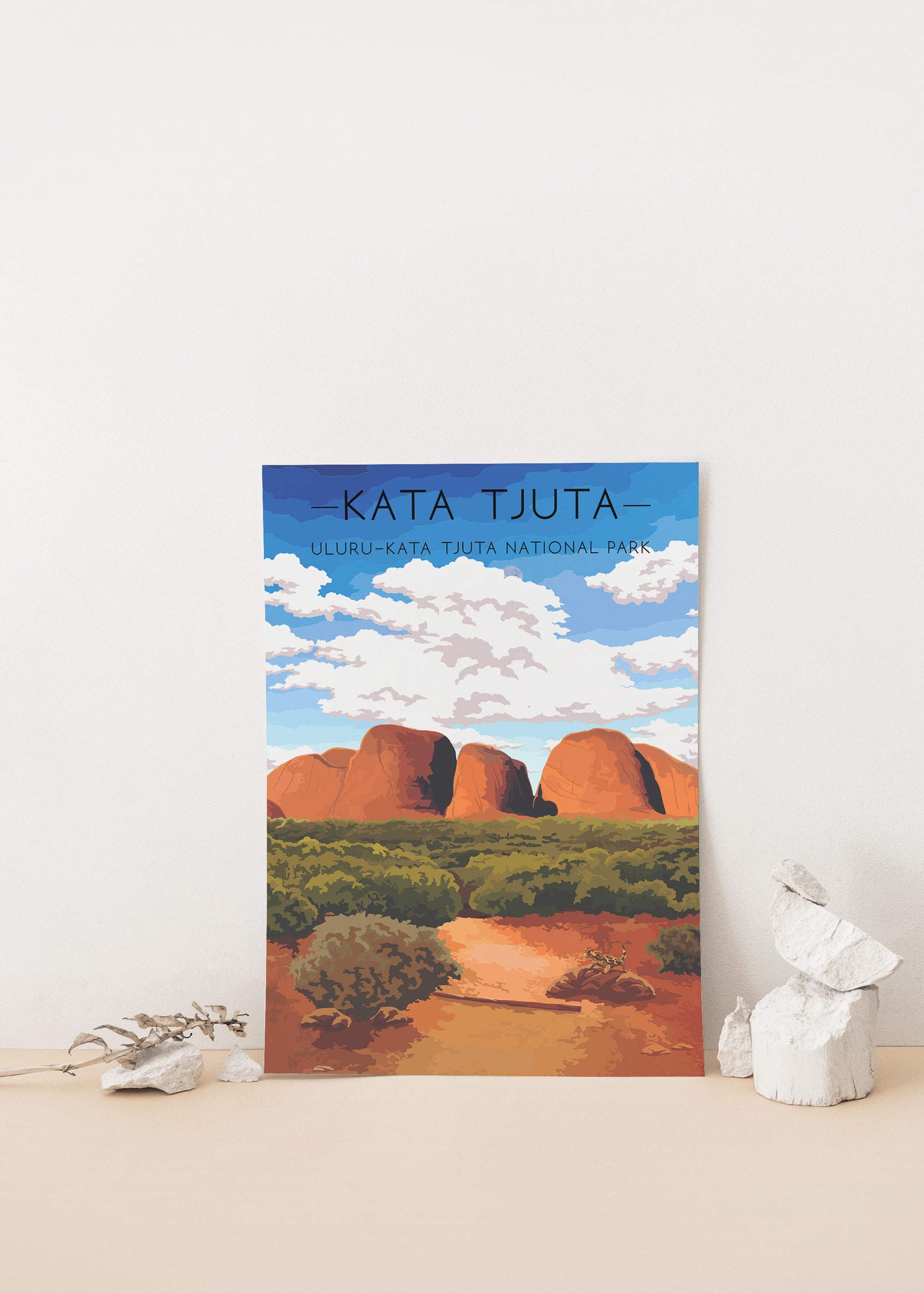 Kata Tjuta Poster Australia Travel Print Uluru Kata Tjuta | Etsy