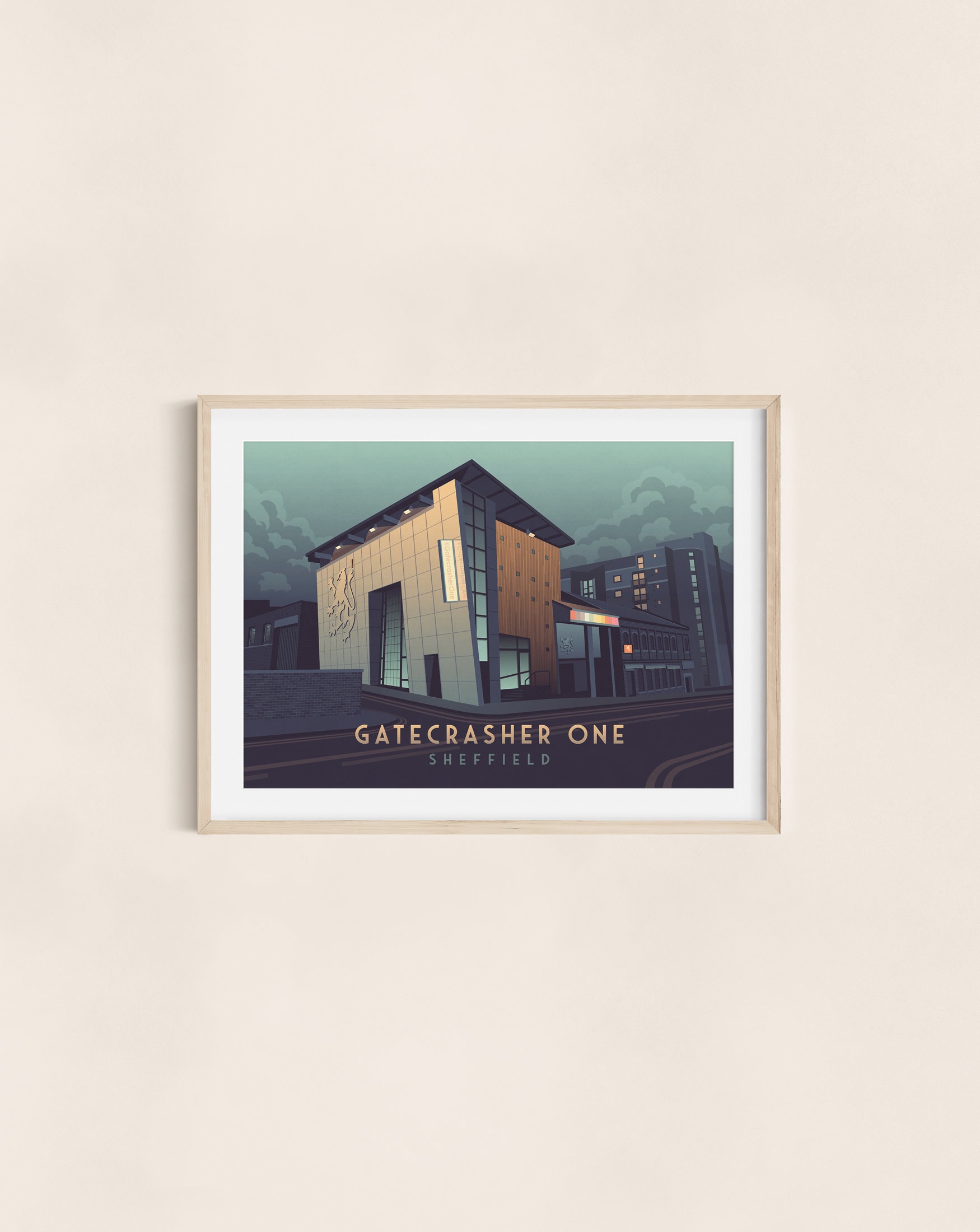 Gatecrasher One Nightclub Poster Sheffield Yorkshire Dance | Etsy