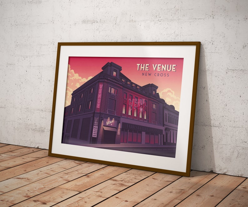 The Venue New Cross Nightclub Poster South East London - Etsy