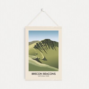 Brecon Beacons National Park Poster, Pen Y Fan Print, Wales Wall Art ...