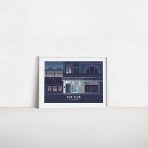 Sub Club Poster, Glasgow, Scotland, Nightclub, Electronic Music, Dance ...