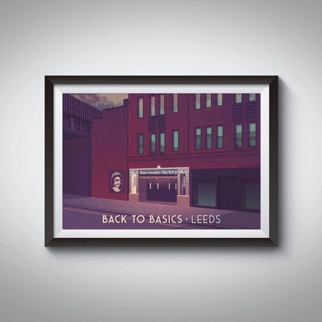 Back to Basics Club Leeds Poster, Music Factory, Chocolate Factory ...