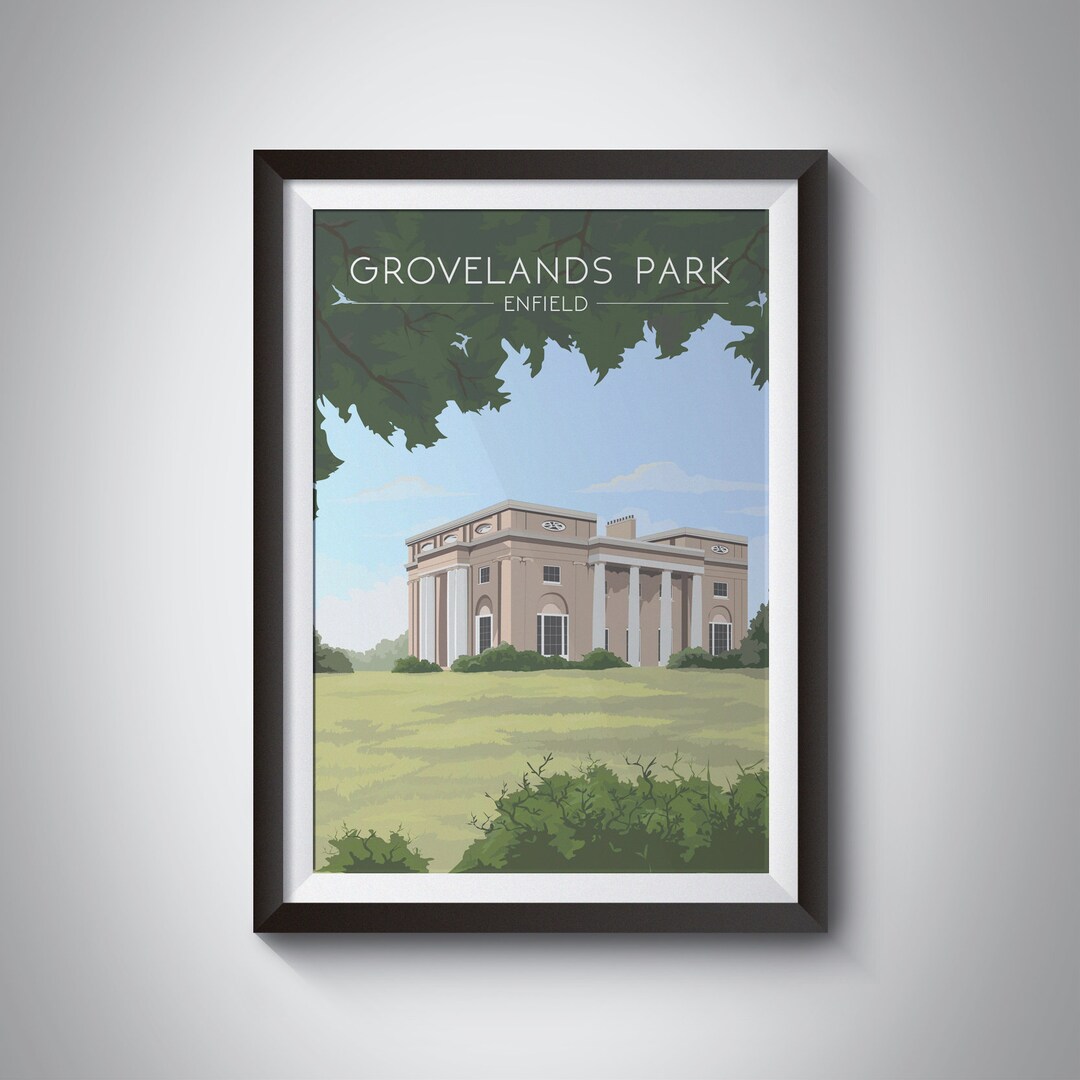 Grovelands Park Poster, Southgate, Enfield, Winchmore Hill, North ...