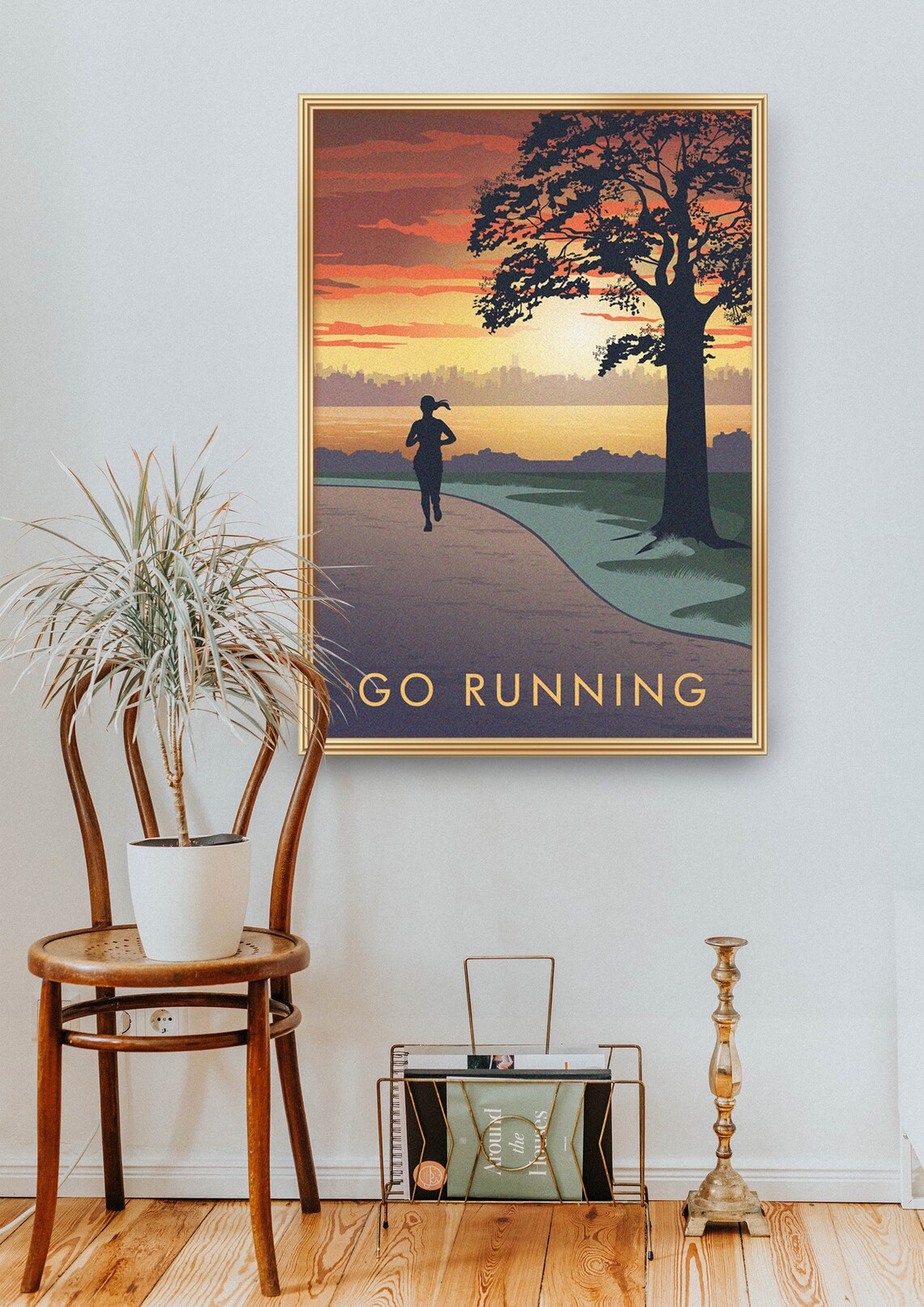 Go Running Poster Travel Poster Parkrun Outdoor Hobbies - Etsy