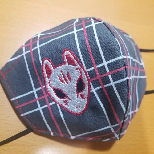 Monokuma BLACK Danganronpa Inspired Face Mask With Nose | Etsy