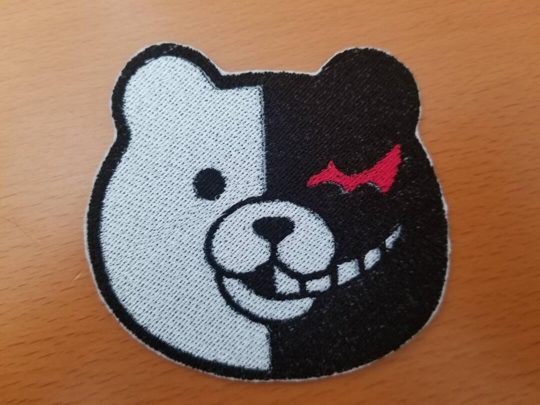 Monokuma Head - Danganronpa Inspired Patch (sew on or Iron On) - Etsy