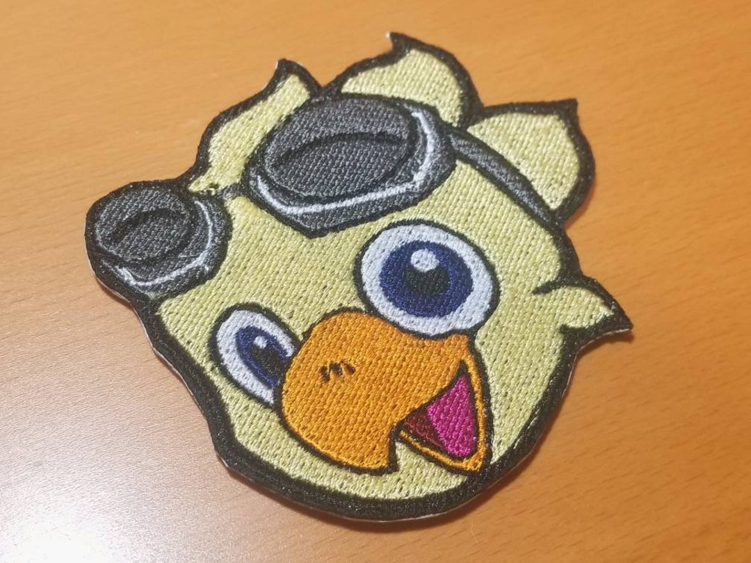 Final Fantasy XIV Chocobo Alpha Embroidered Felt Patch (iron on or Sew ...