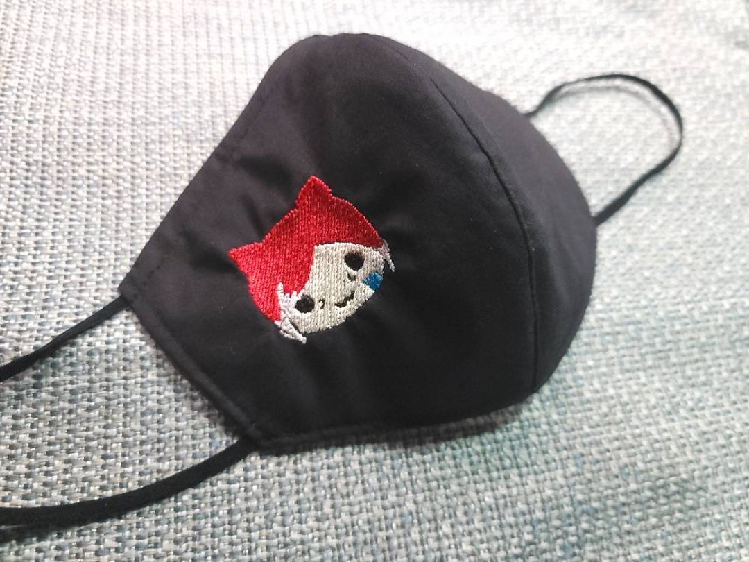 FFXIV Shadowbringers-inspired: Crystal Exarch Embroidered Facemask With ...