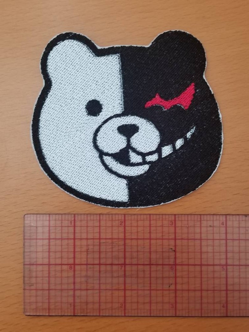 Monokuma Head - Danganronpa Inspired Patch (sew on or Iron On) - Etsy