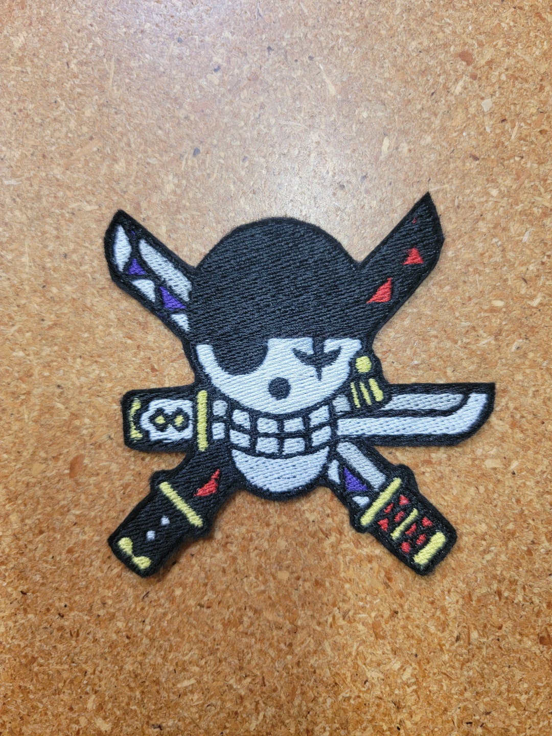 Zoro Jolly Roger Skull: OP Anime 4" Sew-on or Iron-on Patch - Etsy