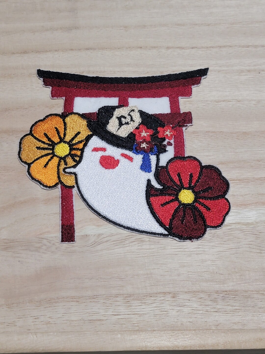 Hu Tao Ghost (bootao): Genshin Impact Extra Large Sew-on or Iron-on ...