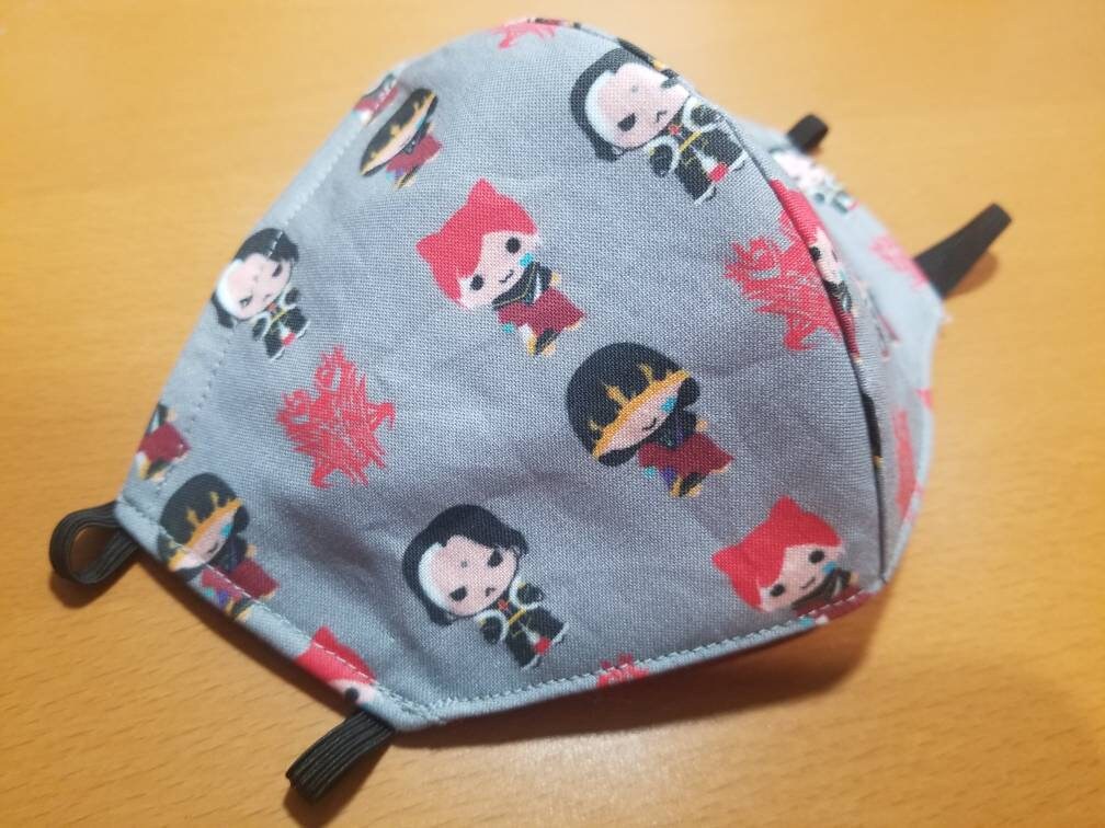 FFXIV Shadowbringers Inspired Chibi Character Face Mask With - Etsy