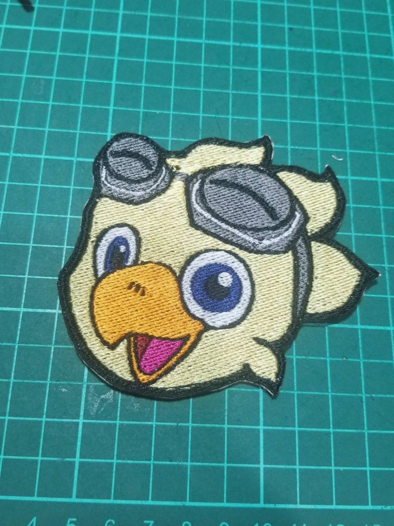 Final Fantasy XIV Chocobo Alpha Embroidered Felt Patch iron - Etsy