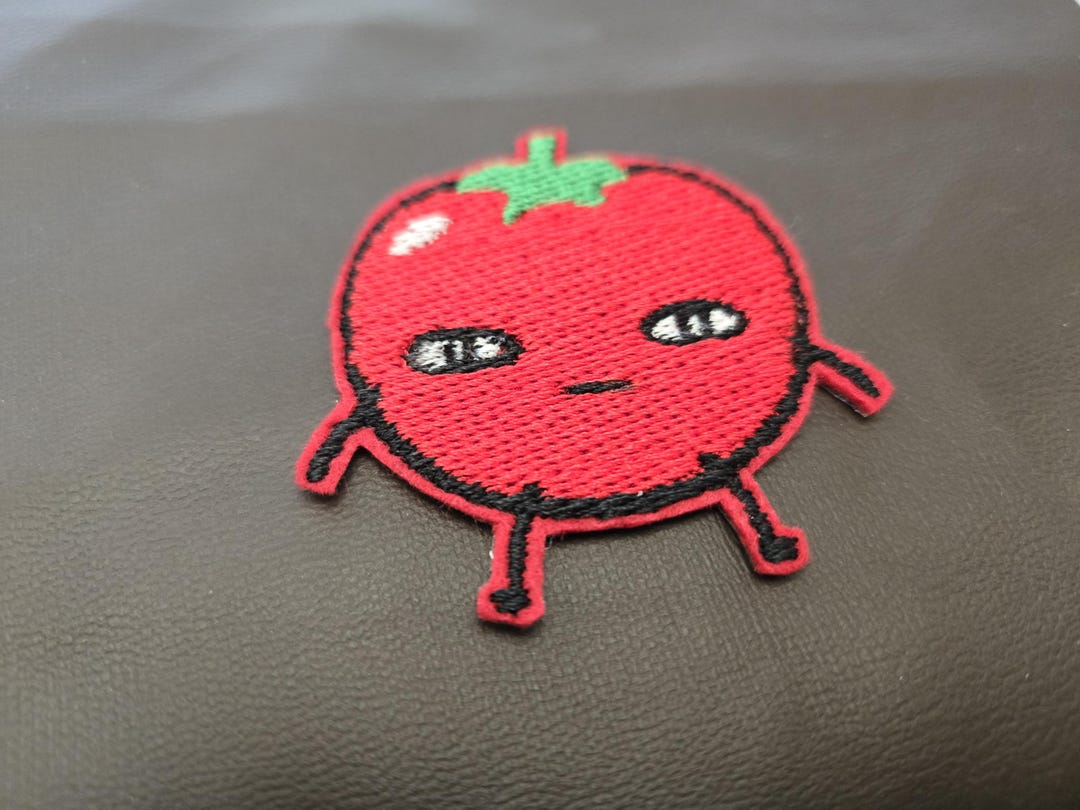 Dokibird Tomato Embroidered Iron-on Patch - Etsy