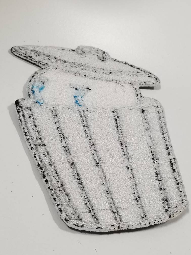 Crying Trash Can Patch (sew-on or Iron-on) - Etsy