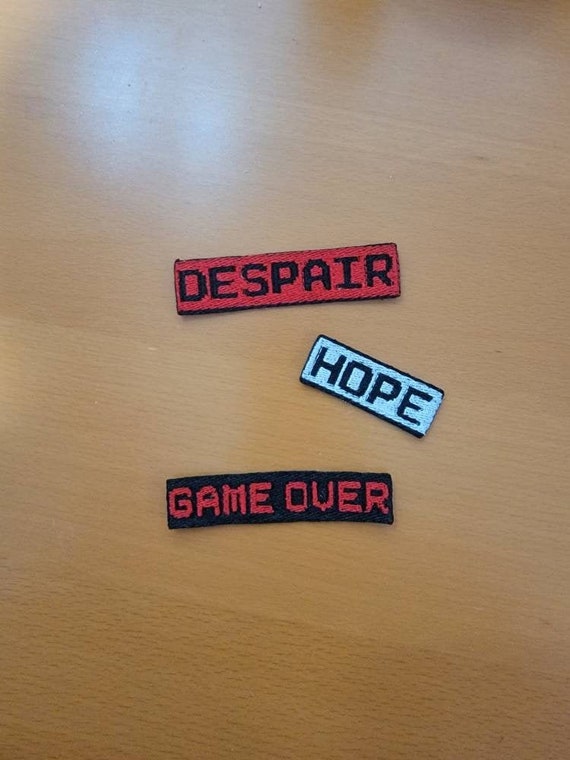 Danganronpa-inspired 8-bit Hope/despair/game Over Patches sew - Etsy