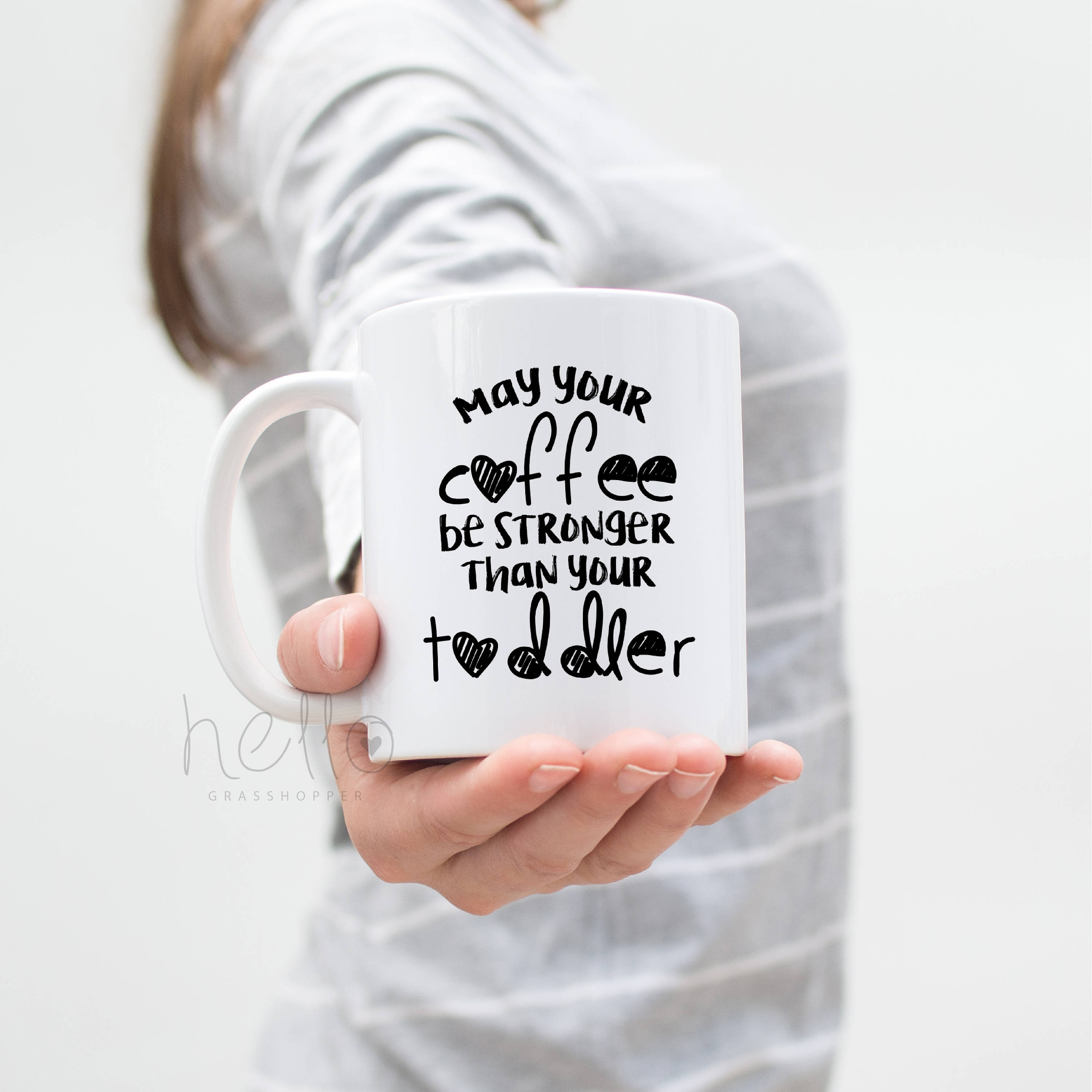 Funny Mom Coffee Mugs Mom Life Coffee Stronger Than Toddler - Etsy