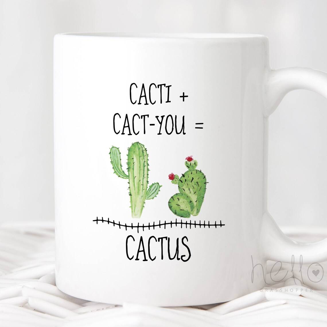 Cactus Mug, Cactus Coffee Cup, Cactus Gift, Cacti Cact-you Cactus ...