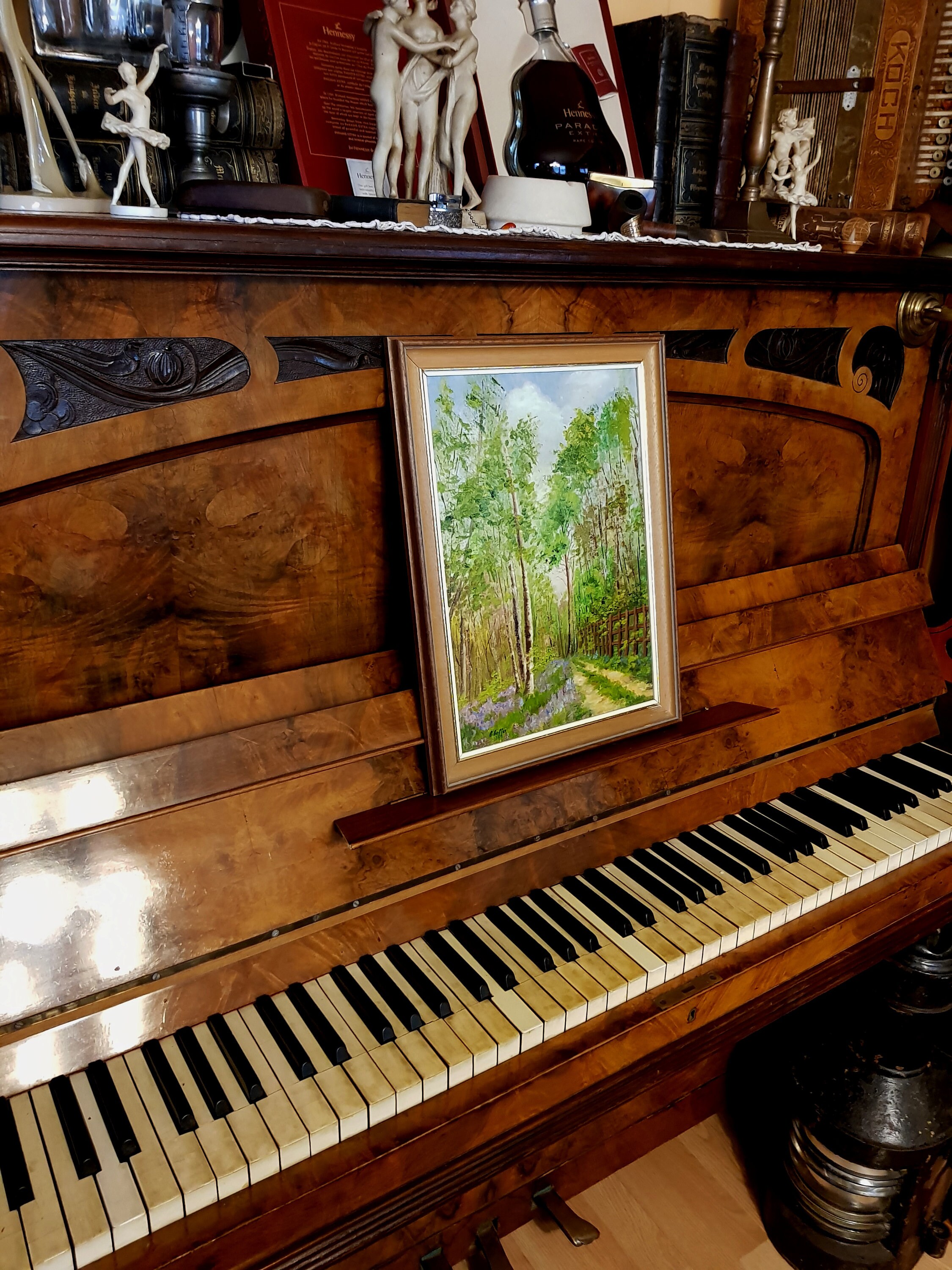 1985 B. Boffee spring Landscape Signed - Etsy