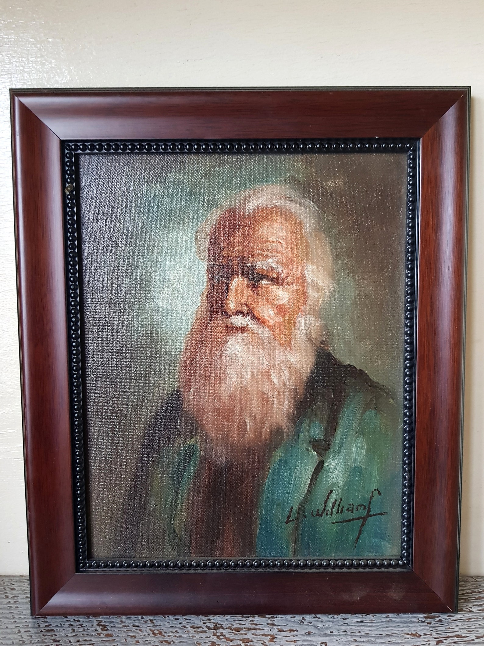 Mid 19th C., Isaac L. Williams (1817 - 1895), Oil on Canvas "portrait ...