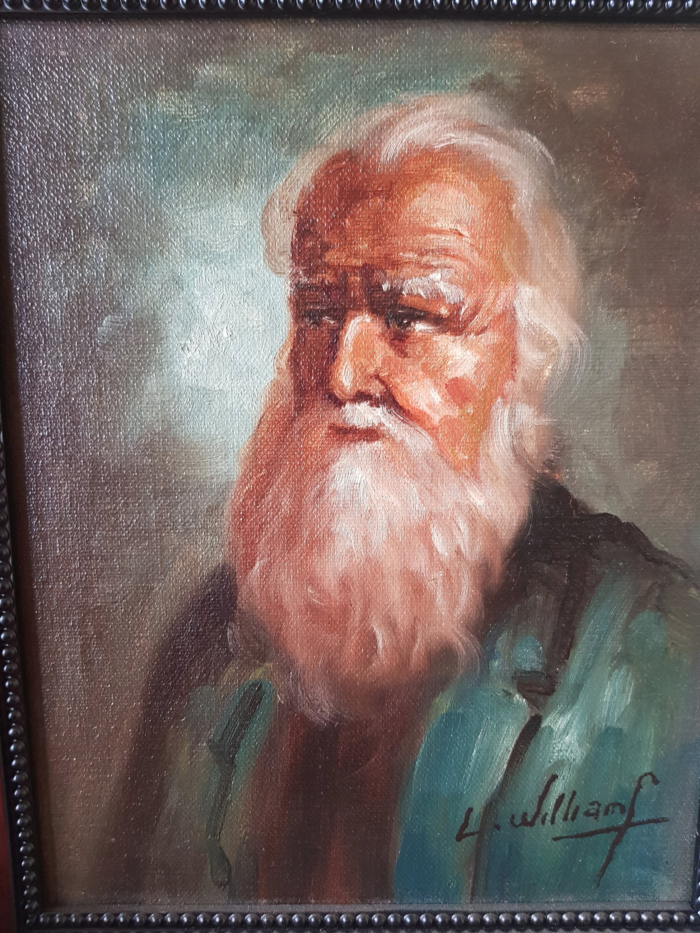 Mid 19th C., Isaac L. Williams (1817 - 1895), Oil on Canvas "portrait ...