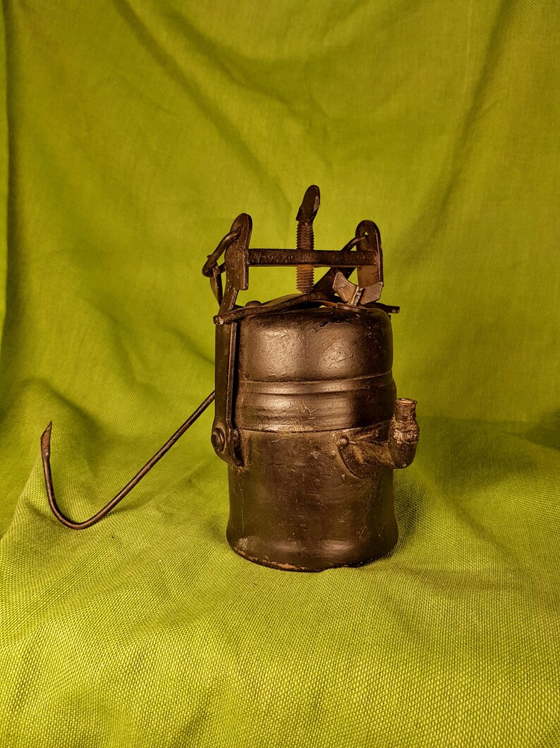 Early 20th Century Mining/caving Carbide Lamp/ Lantern Loft - Etsy