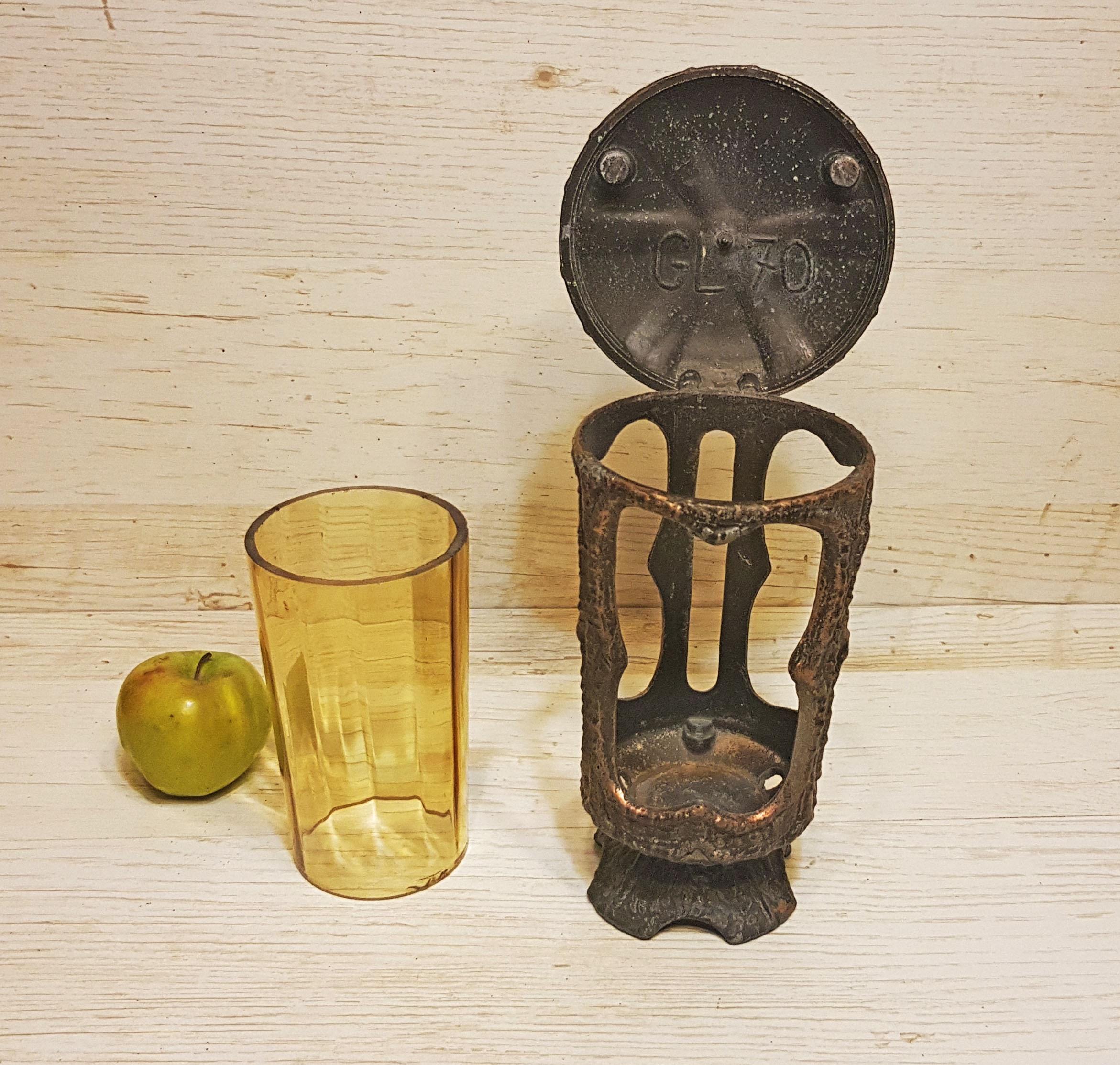 1900's, Antoni Gaudi Style, Antique Art Nouveau Bronze Lantern/ Lamp ...