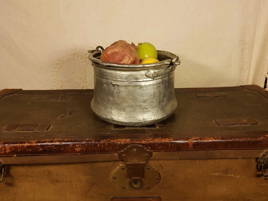 19th Early 20th C. Traditional East European Tin Vessel/ - Etsy Canada