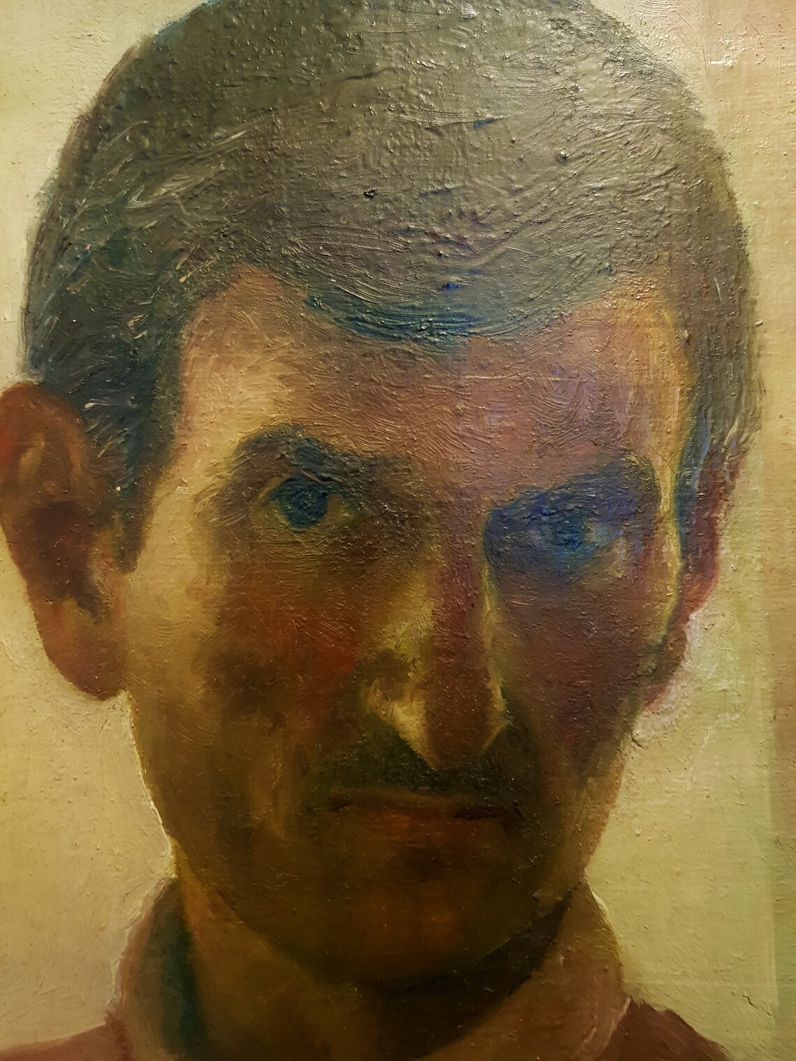1993 Petar Manolov-self Portrait Signed and Dated | Etsy