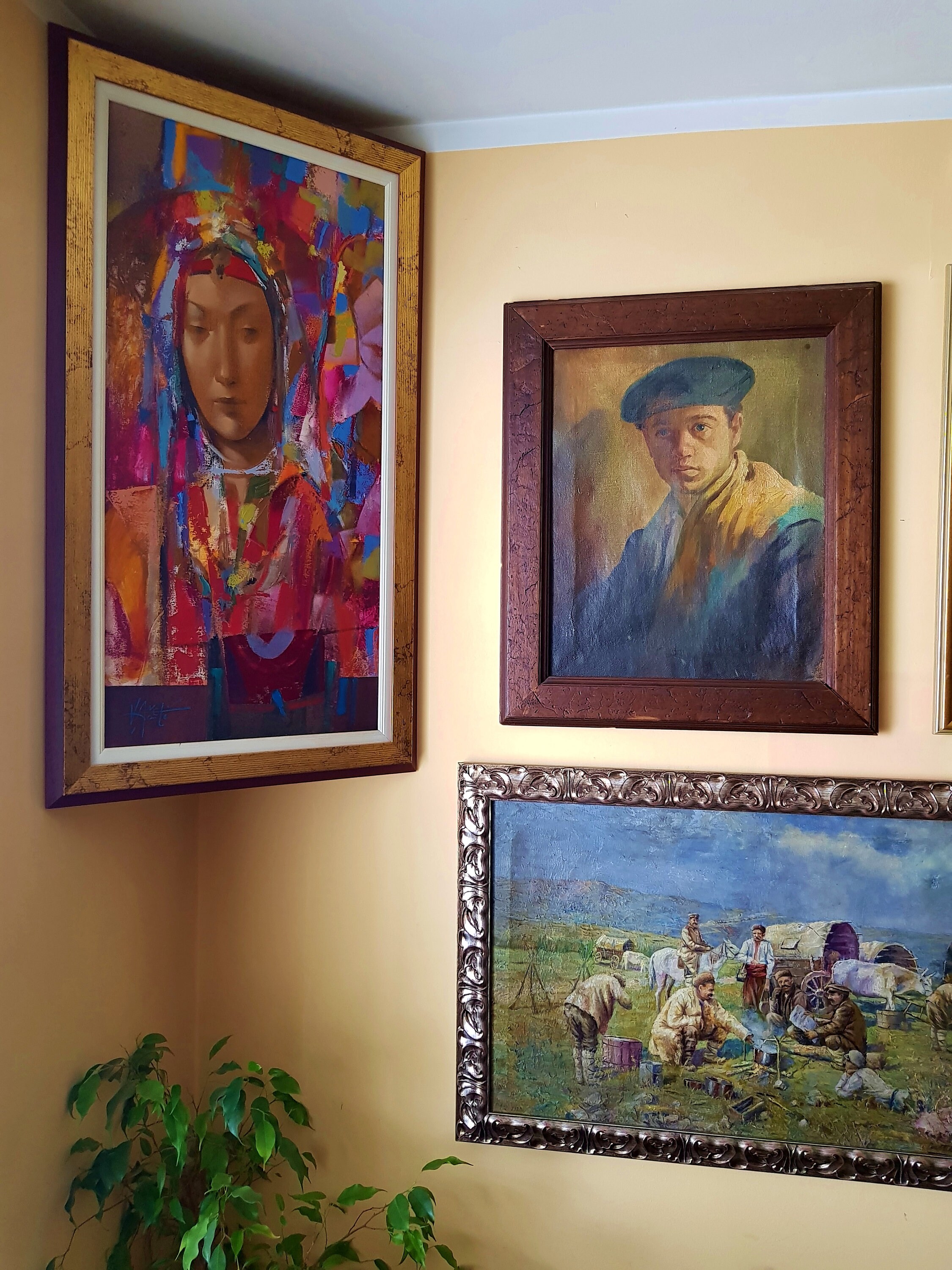 Valentin Angelov (1961 - ), Surrealistic Oil on Canvas Painting, Signed ...