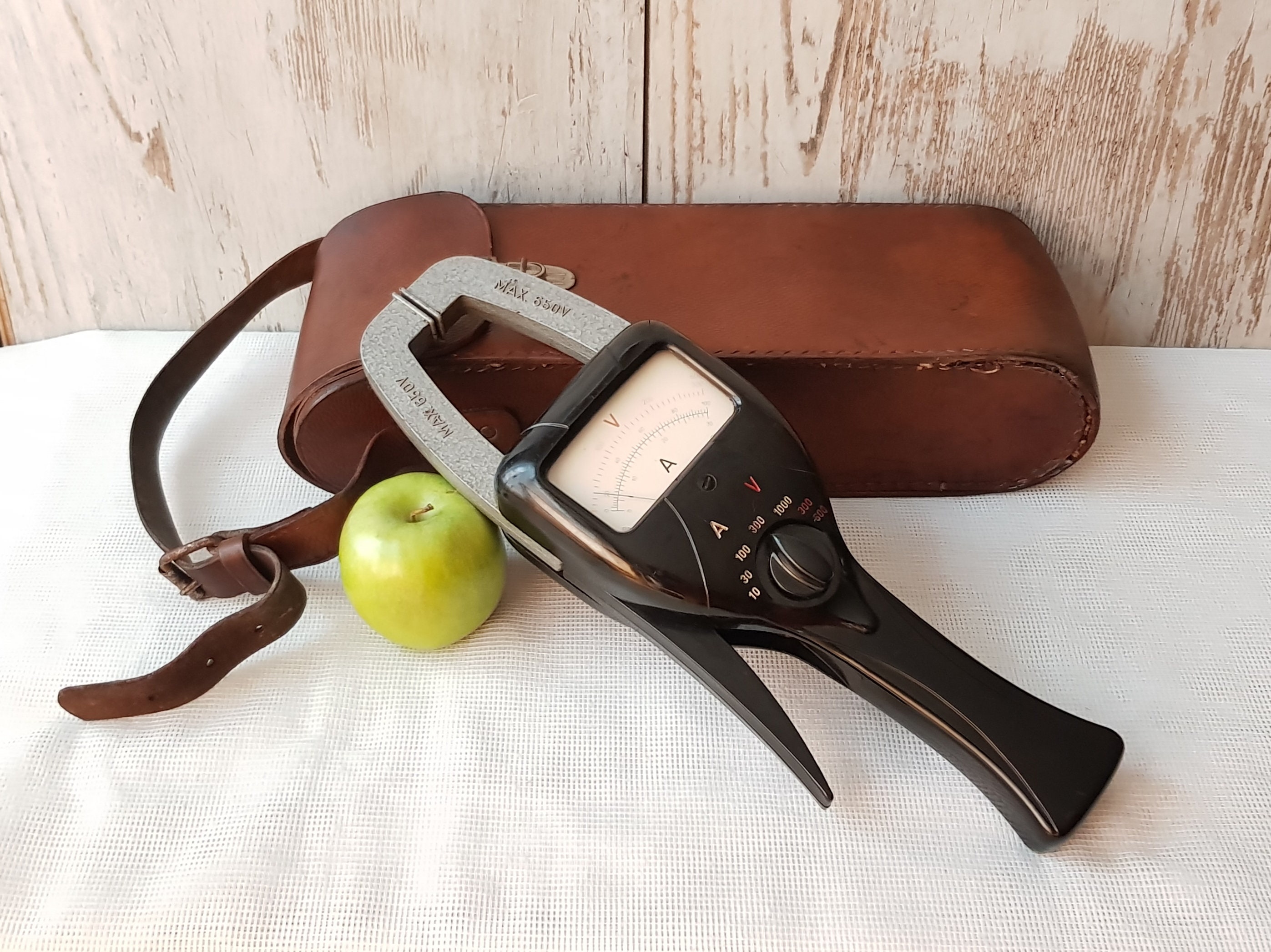 1980's, Bakelite Amper & Volt Meter, Made in Czechoslovakia, Vintage ...