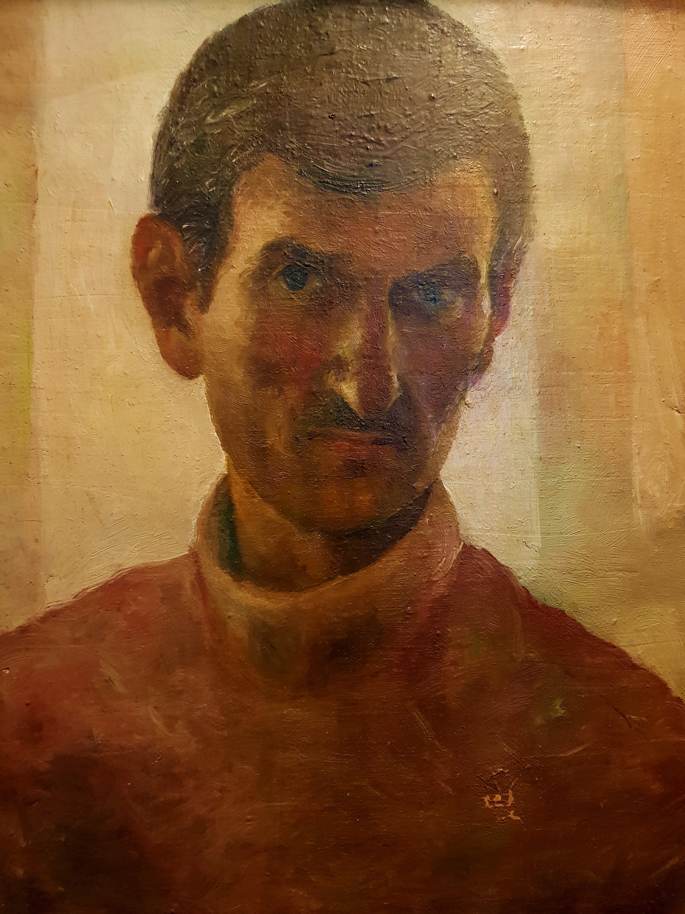 1993, Petar Manolov-self Portrait, Signed and Dated - Etsy
