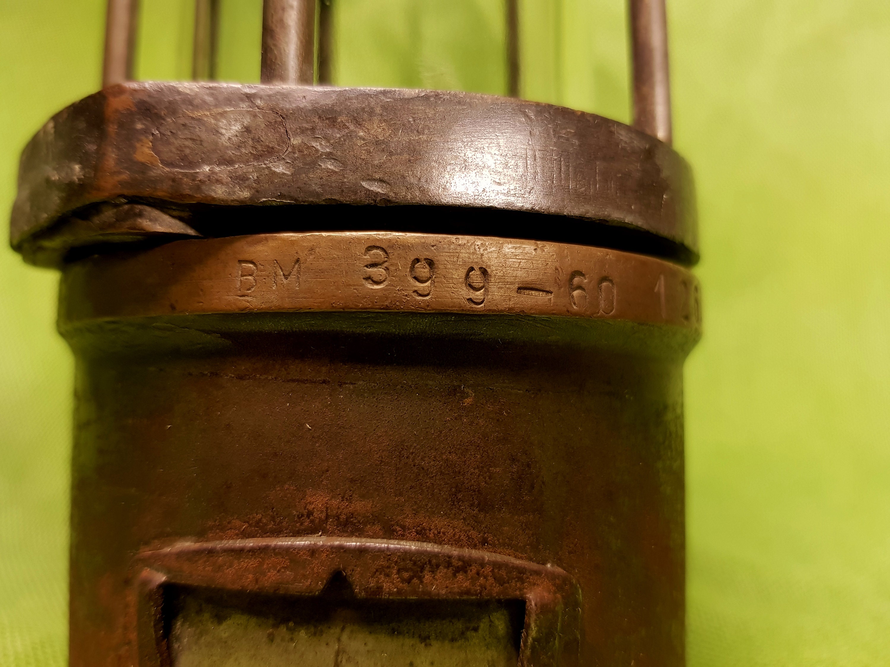 Early 20th C., Antique Mining/ Cave Lamp/ Lantern, Rusty, Loft ...