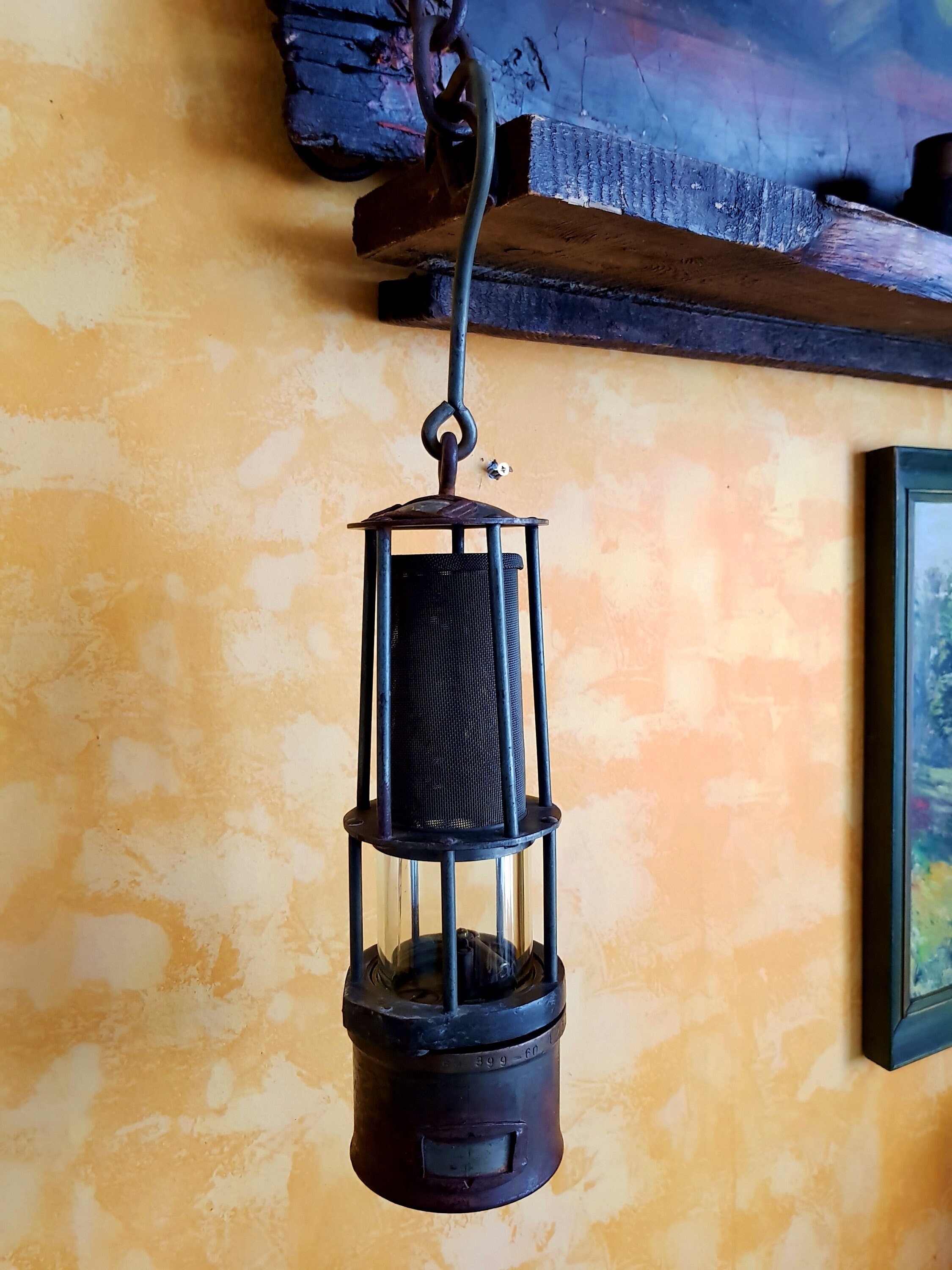 Early 20th C. Antique Mining/ Cave Lamp/ Lantern Rusty | Etsy