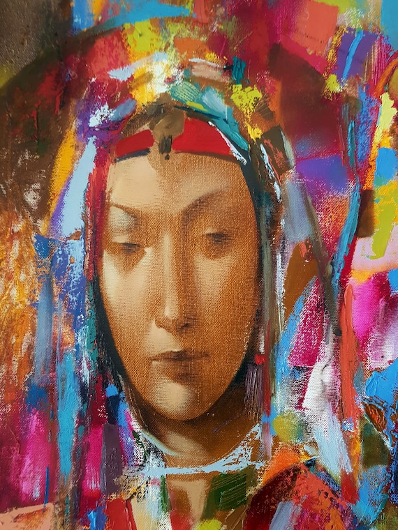 Valentin Angelov 1961 Surrealistic Oil on Canvas | Etsy