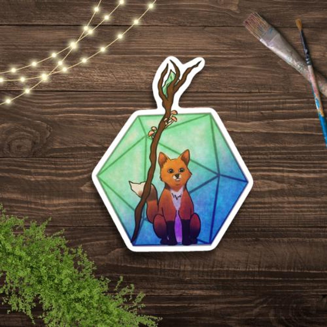 Druid Sticker | Dungeons and Dragons Class Sticker | RPG Vinyl ...