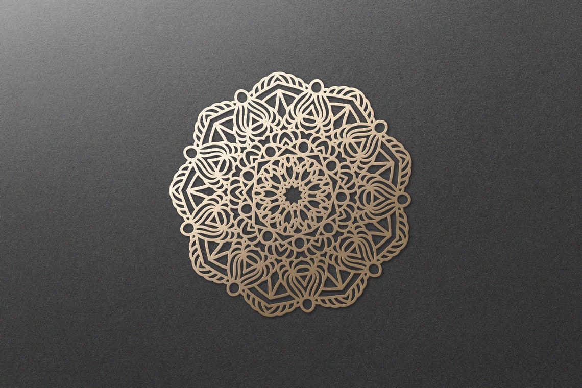 Mandala Monogram Frame Svg. Digital SVG PNG DXF Files for Vinyl/paper ...