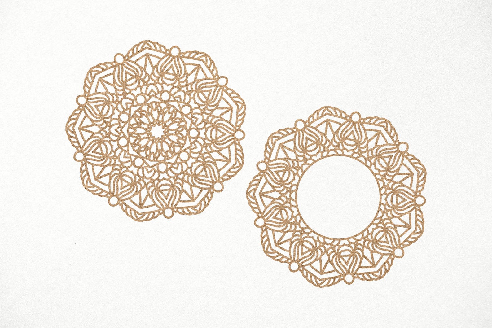 Mandala Monogram Frame Svg. Digital SVG PNG DXF Files for Vinyl/paper ...