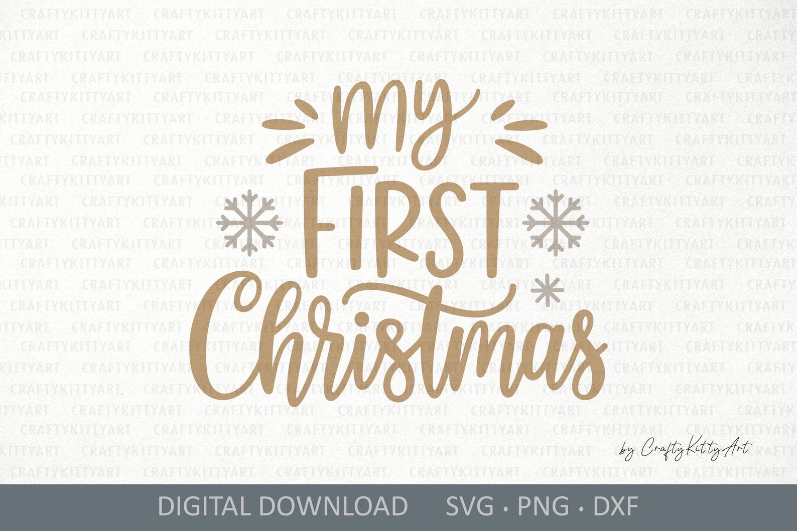 My First Christmas Svg. Digital SVG PNG DXF, Cricut Silhouette Cutting ...