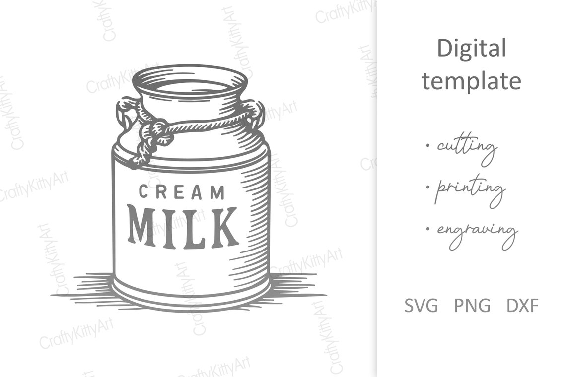 Dairy Cow Svg. Farm Milk Svg Bundle. Digital SVG PNG DXF Files for ...