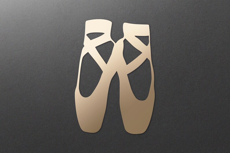 Ballerina Shoes Svg. Ballet Pointe Shoes Svg Silhouette. Digital SVG ...
