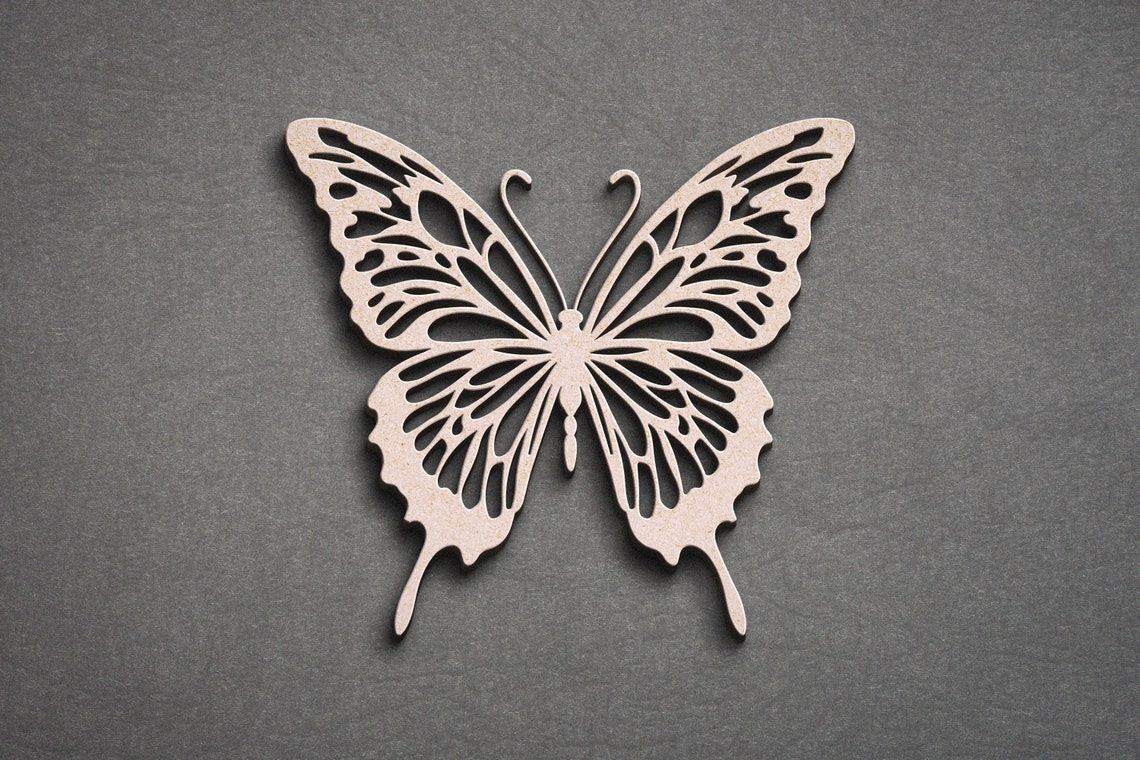 Butterfly Laser Cut Svg File. Butterfly Papercut Svg. Digital SVG PNG ...