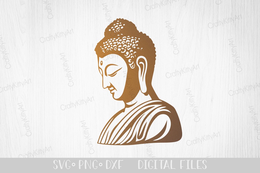 Buddha Svg. Buddha Face Svg. Digital SVG PNG DXF Files for Cricut ...