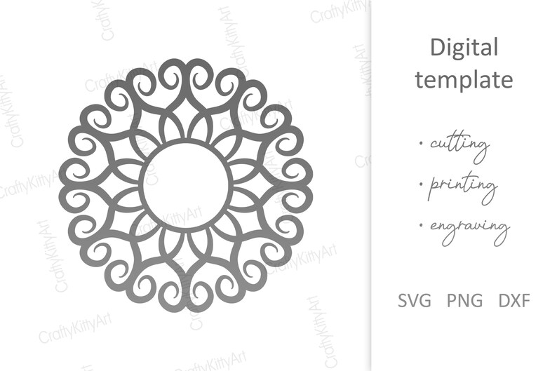 Sol SVG. Mandala Sol SVG. Sol Mandala Svg. Archivos digitales SVG PNG ...