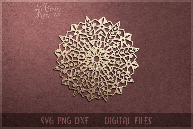 Mandala Svg. Round Mandala Svg. Digital SVG PNG DXF Files for - Etsy