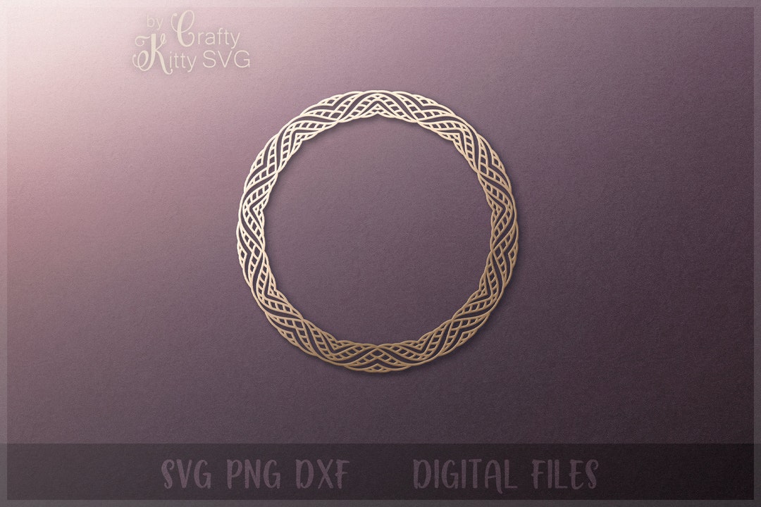 Rope Frame Svg. Rope Circle. Rope Ring. Rope Border. Round - Etsy