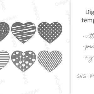 Heart Svg Bundle. Love Heart Svg. Digital SVG PNG DXF Files for Vinyl ...