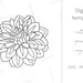 Dahlia Flower Svg. Peony Flower Svg. Digital SVG PNG DXF Files for ...