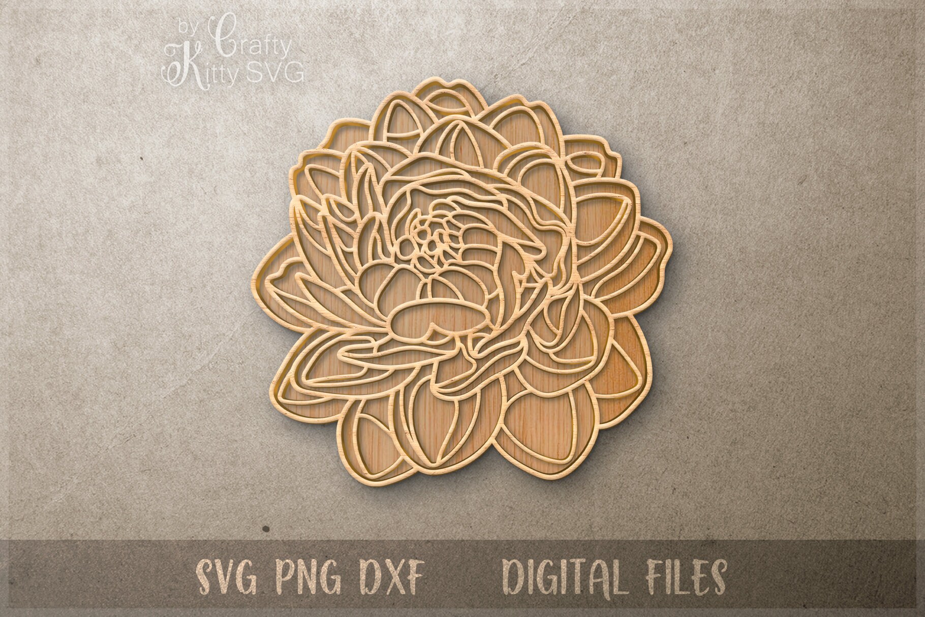 Peony Svg. Peony Flower Svg. Digital SVG PNG DXF Files for - Etsy UK